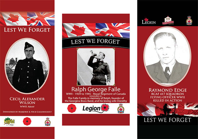 Royal Canadian Legion Banners