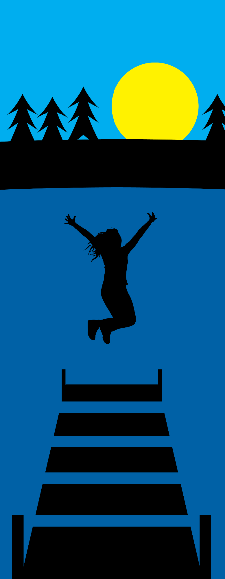 Dock Jumping Banner by Classic Displays for Outdoor Displays