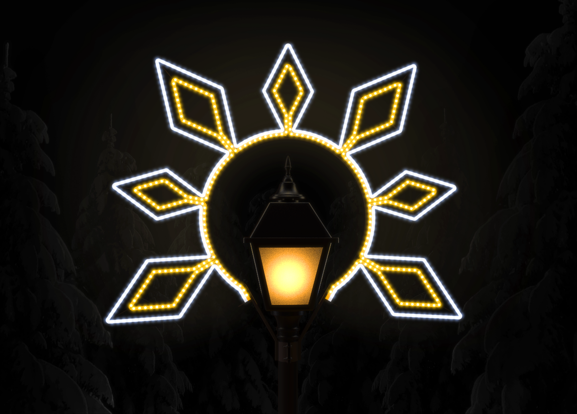 Snow Diamond Pole Mount