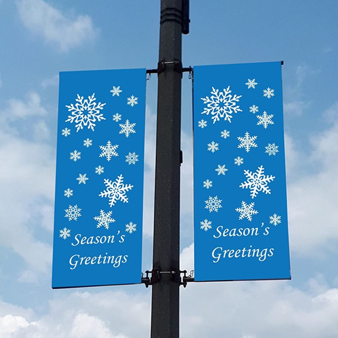 Snowflake Banner – Classic Displays Winter Flags