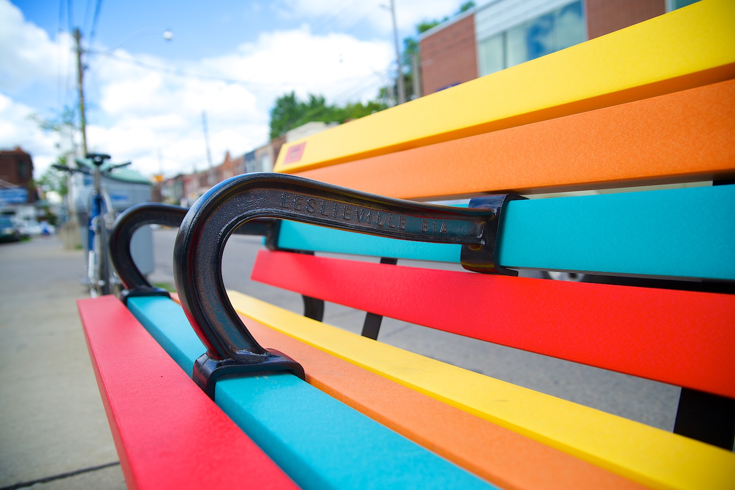 Leslieville BIA Custom Outdoor Benches
