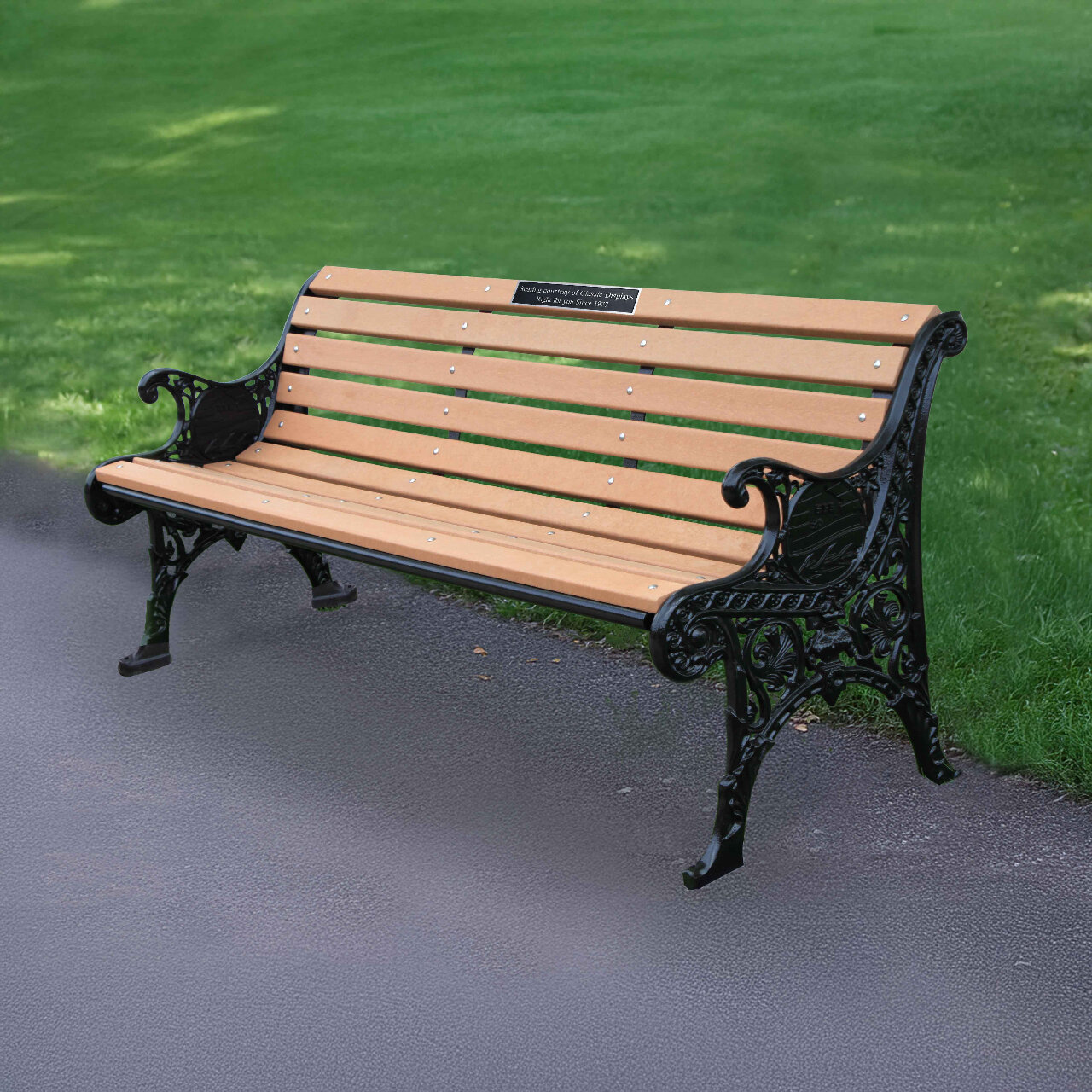 Custom Memorial Benches with Plaques — Made in Ontario, Canada